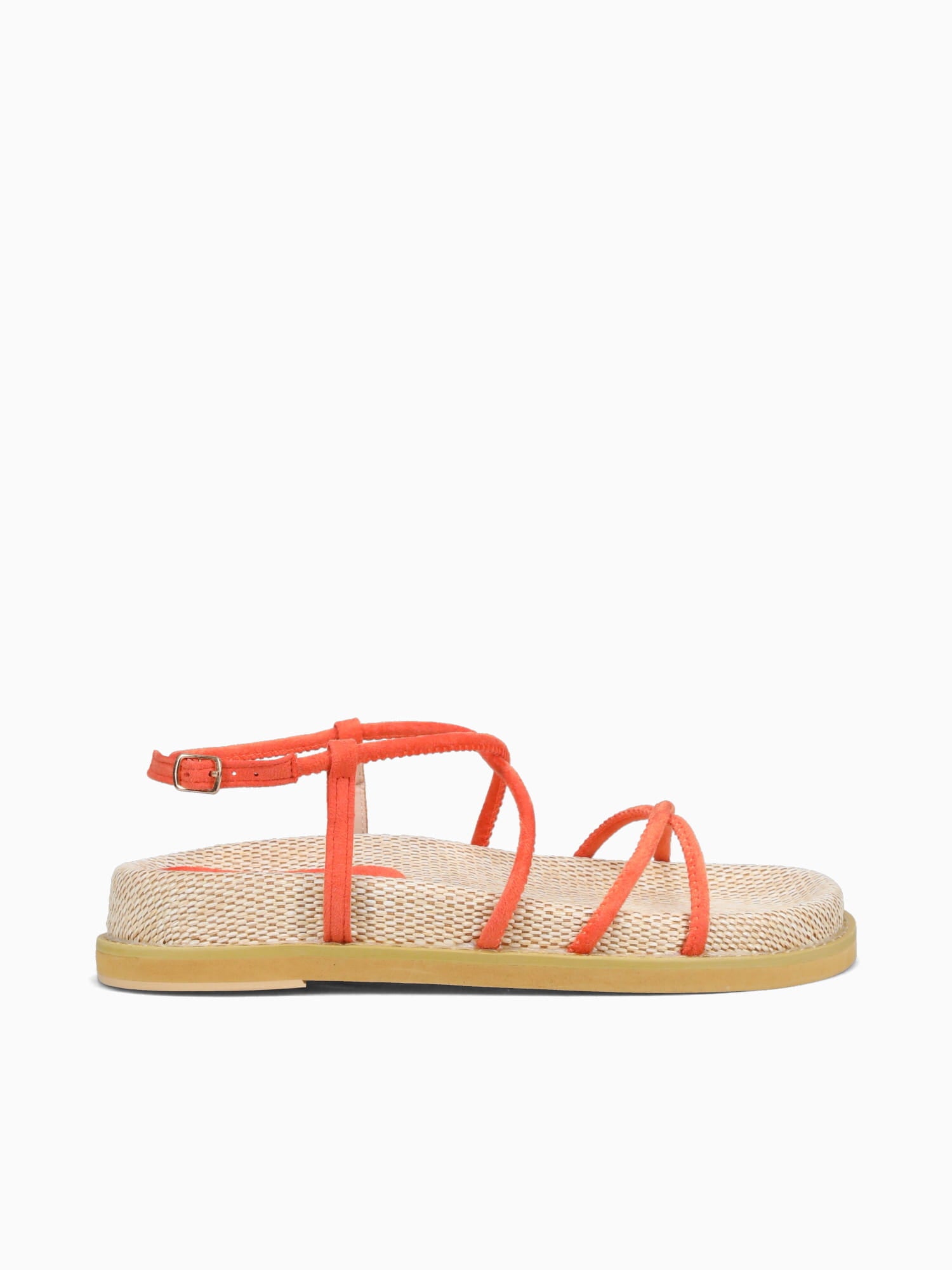 Perla Orange Microsuede– BKS Shoes