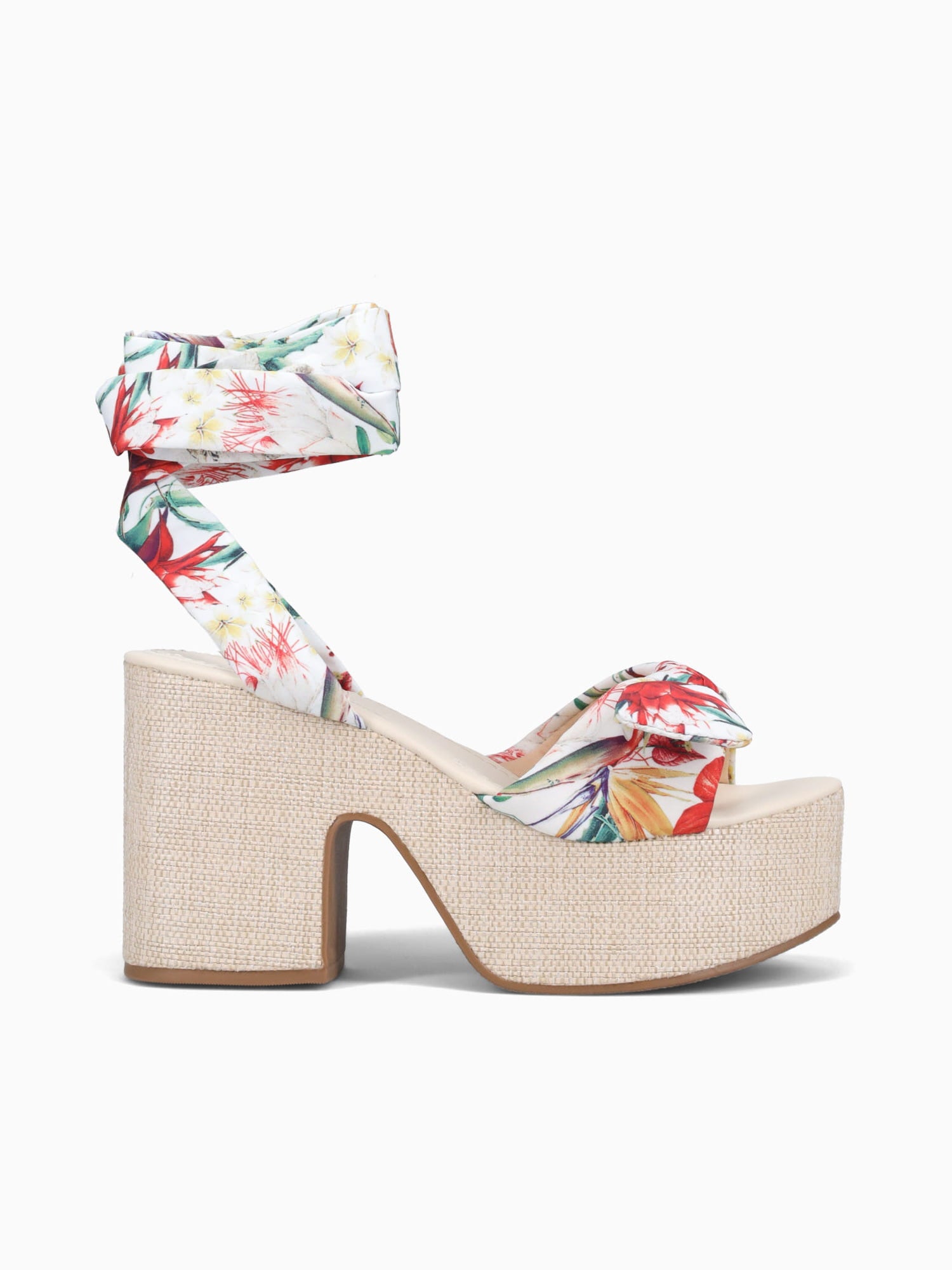 Inés Red Fabric– BKS Shoes