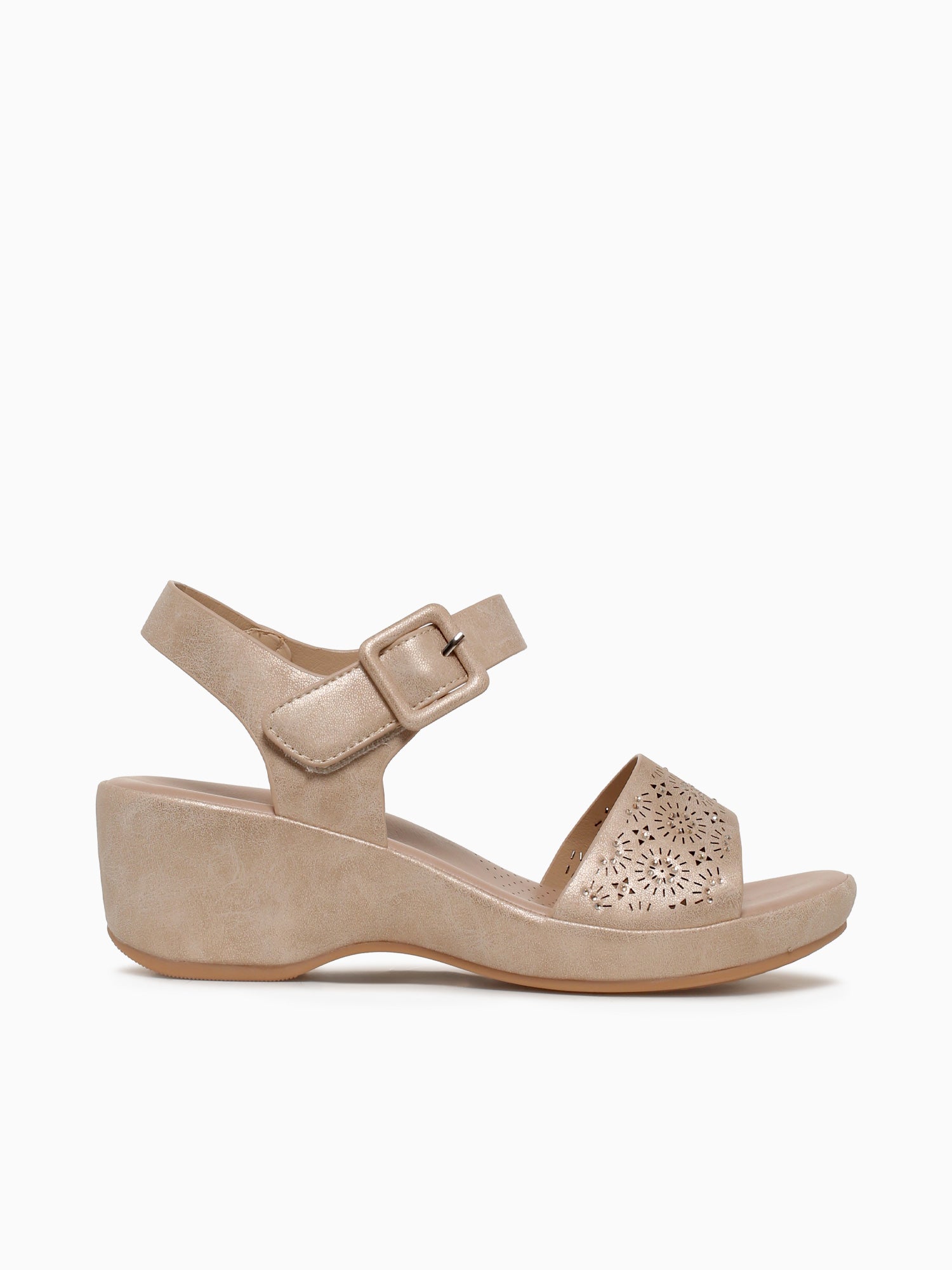 Nala Light Gold Metallic– BKS Shoes